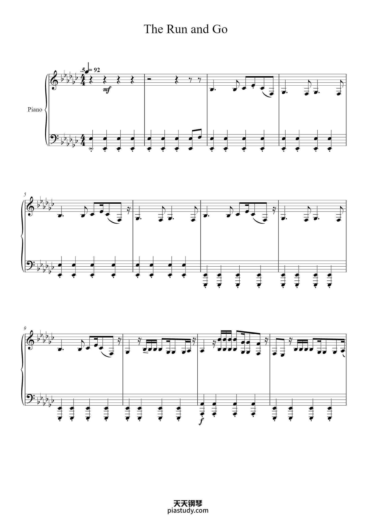 'The Run and Go' - Piano Sheet Music By Twenty One Pilots Transcribed ...