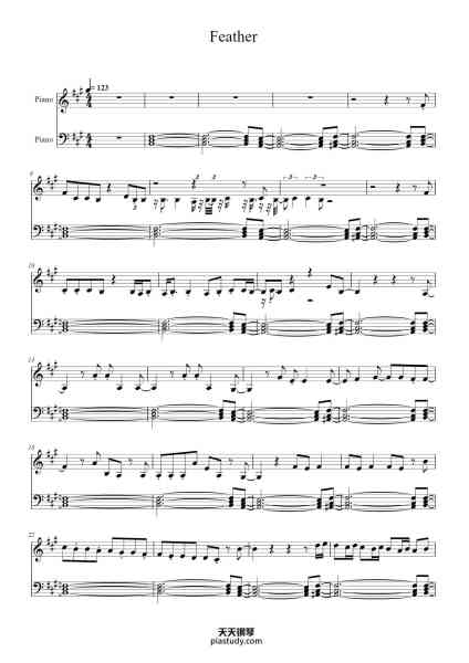 'Feather' - Piano Sheet Music By Sabrina Carpenter | TOPiano
