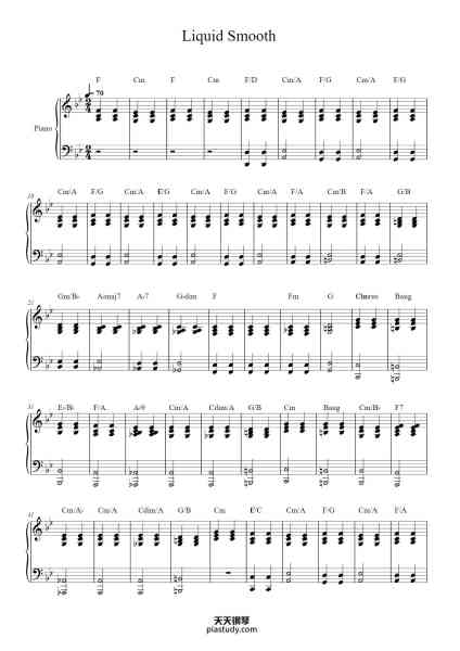 'Liquid Smooth' - Piano Sheet Music By Mitski | TOPiano