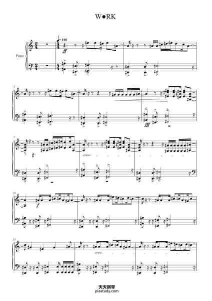 'W RK' - Piano Sheet Music By Ringo Sheena and Millennium Parade | TOPiano