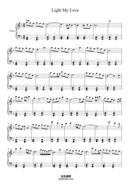 'Light My Love' - Piano Sheet Music By Greta Van Fleet | TOPiano