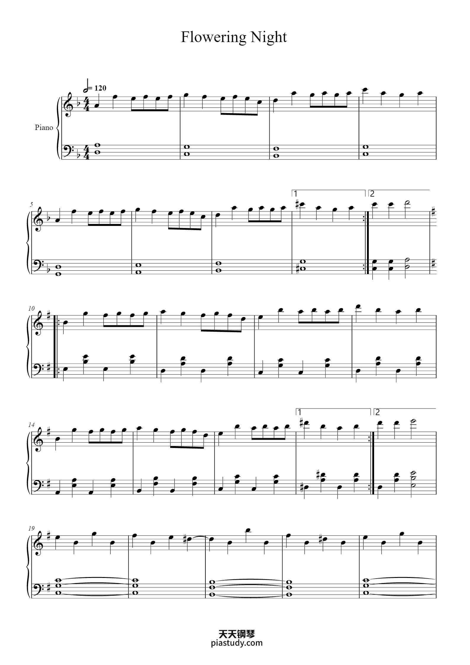 心墙-教学版（带指法）钢琴谱 - 林俊杰 - free piano sheet music - PiaNoproblem