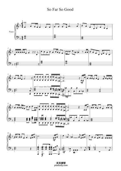 'So Far So Good' - Piano Sheet Music By rex orange county | TOPiano