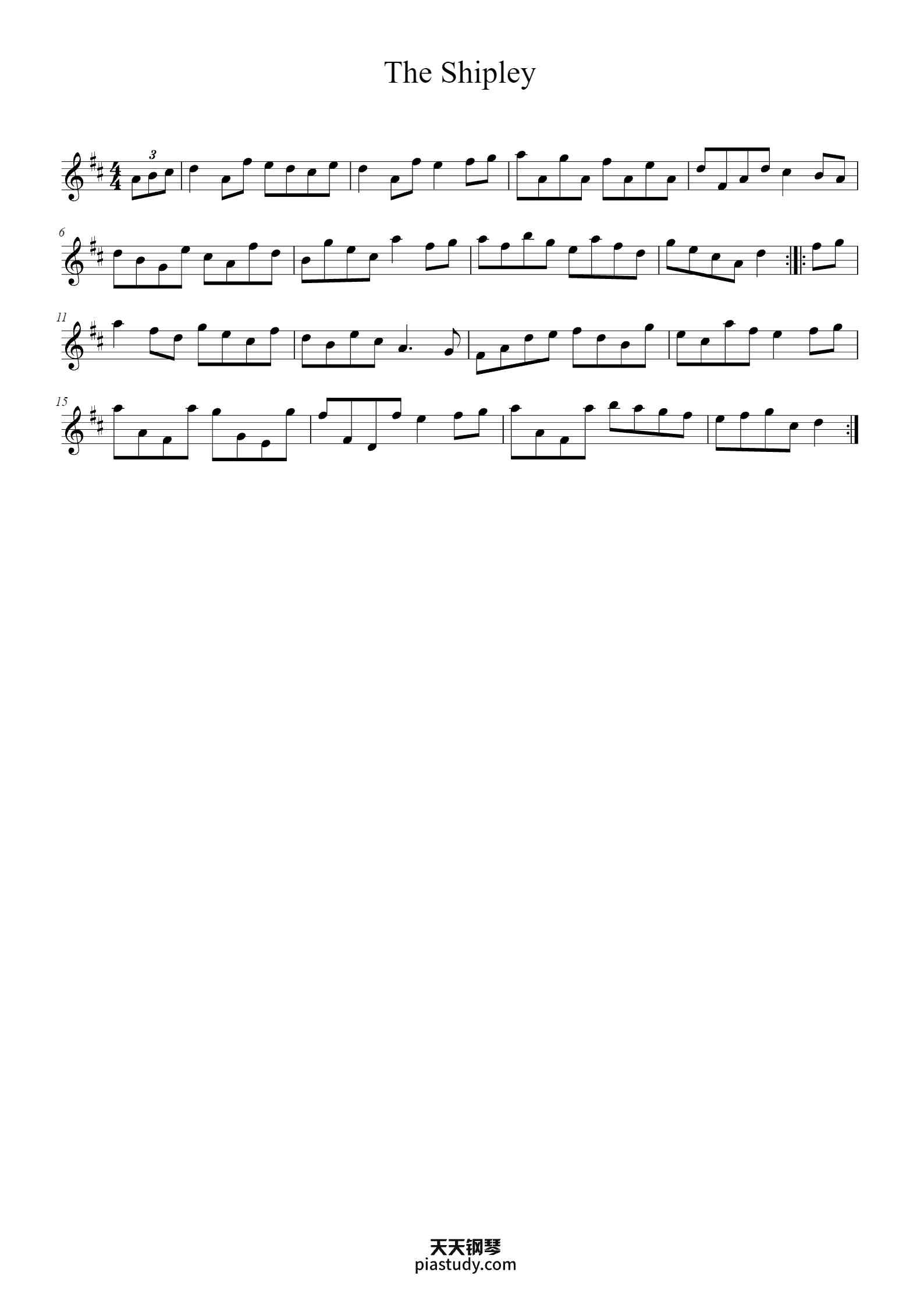 The Shipley钢琴谱 - Peter_94 - free piano sheet music - PiaNoproblem