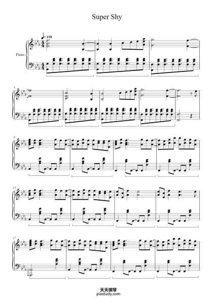 'Super Shy' - Piano Sheet Music By NewJeans | TOPiano