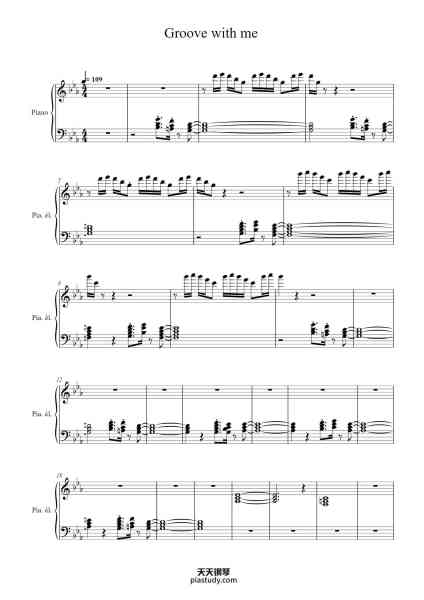 'Groove with me' - Piano Sheet Music By Kim Waters | TOPiano
