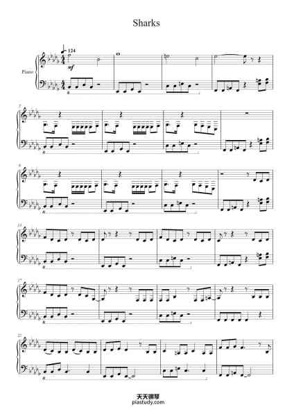 'Sharks' - Piano Sheet Music By Imagine Dragons | TOPiano