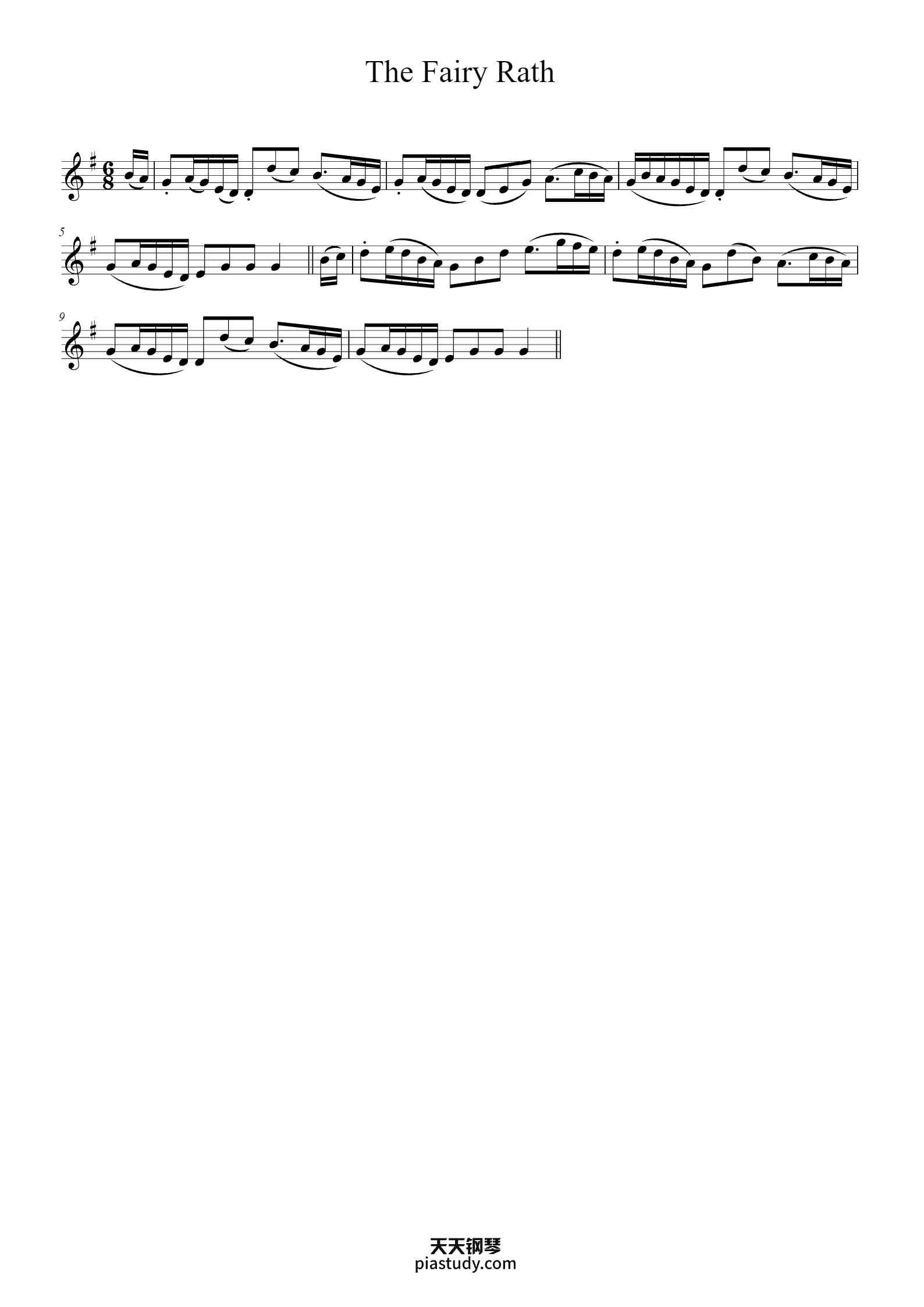'The Fairy Rath' - Piano Sheet Music By xxx | TOPiano