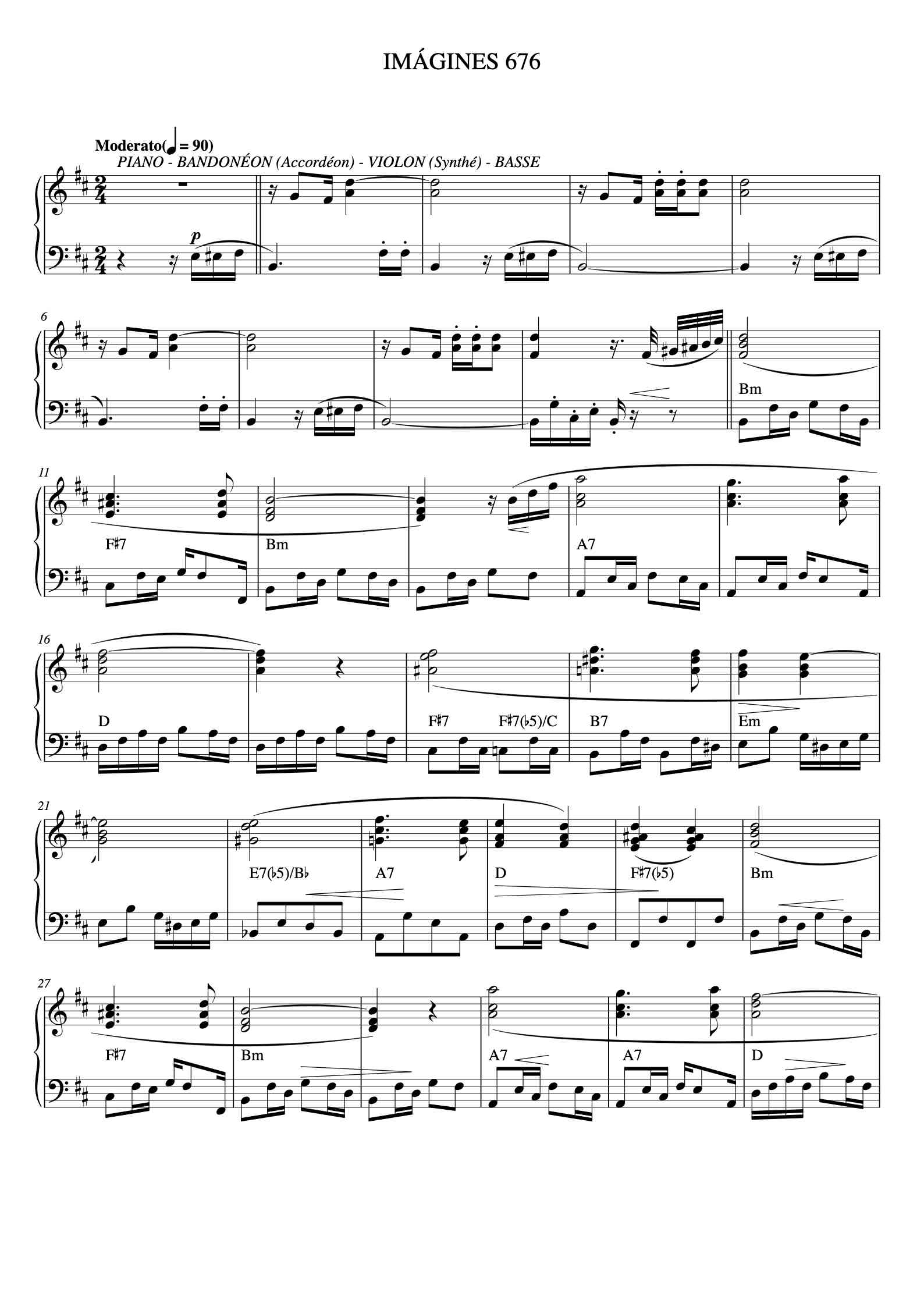 'Imagines' - Piano Sheet Music By By ASTOR PIAZZOLLA | TOPiano