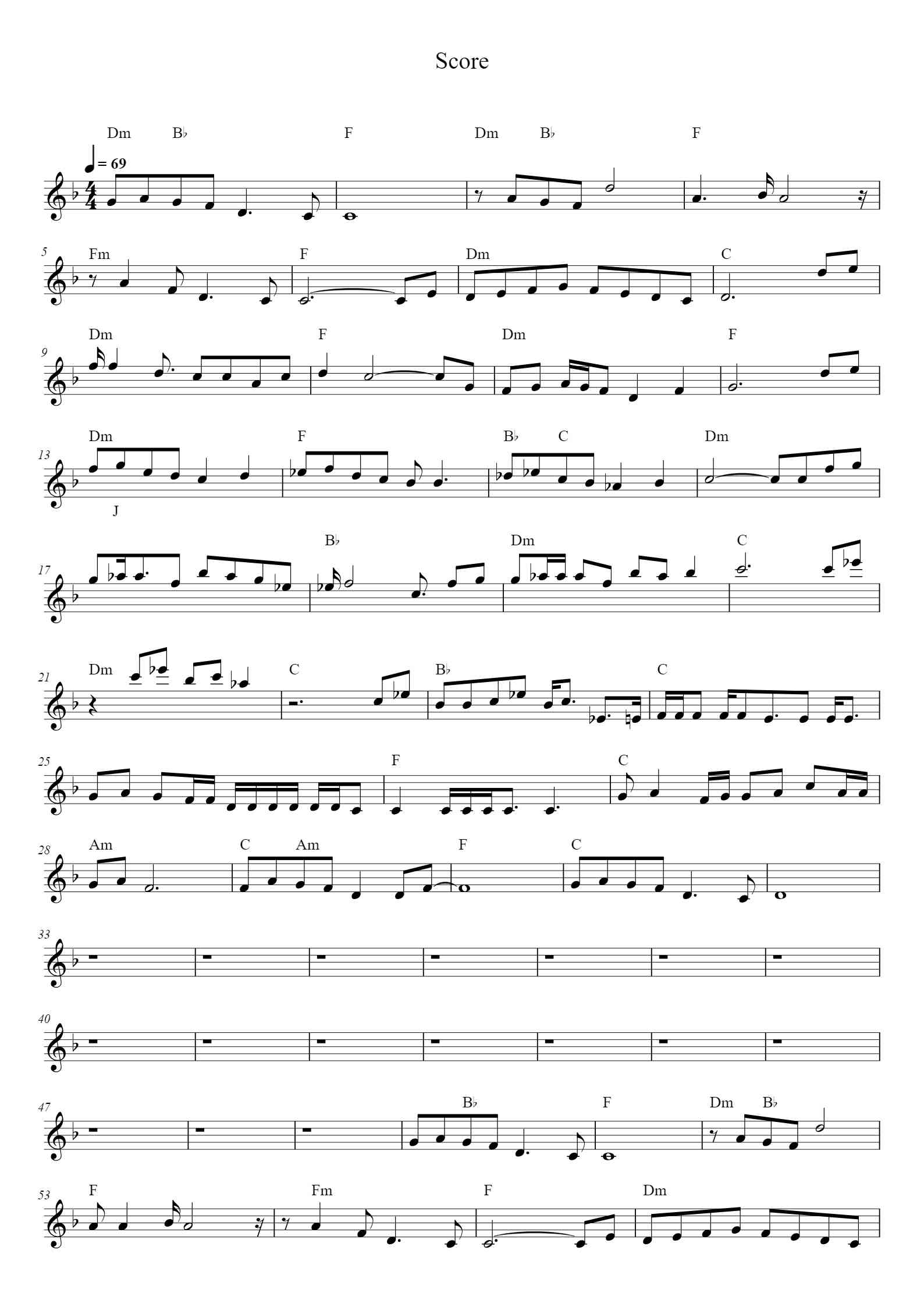 'Score' - Piano Sheet Music By Hyde | TOPiano