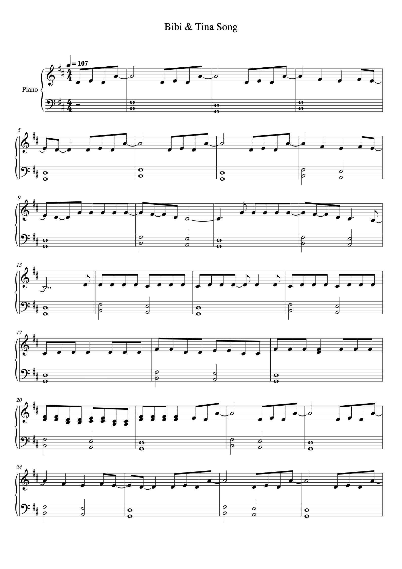 Learning Peter Plate, Ulf Leo Sommer's "Bibi & Tina Song" Piano Lessons ...