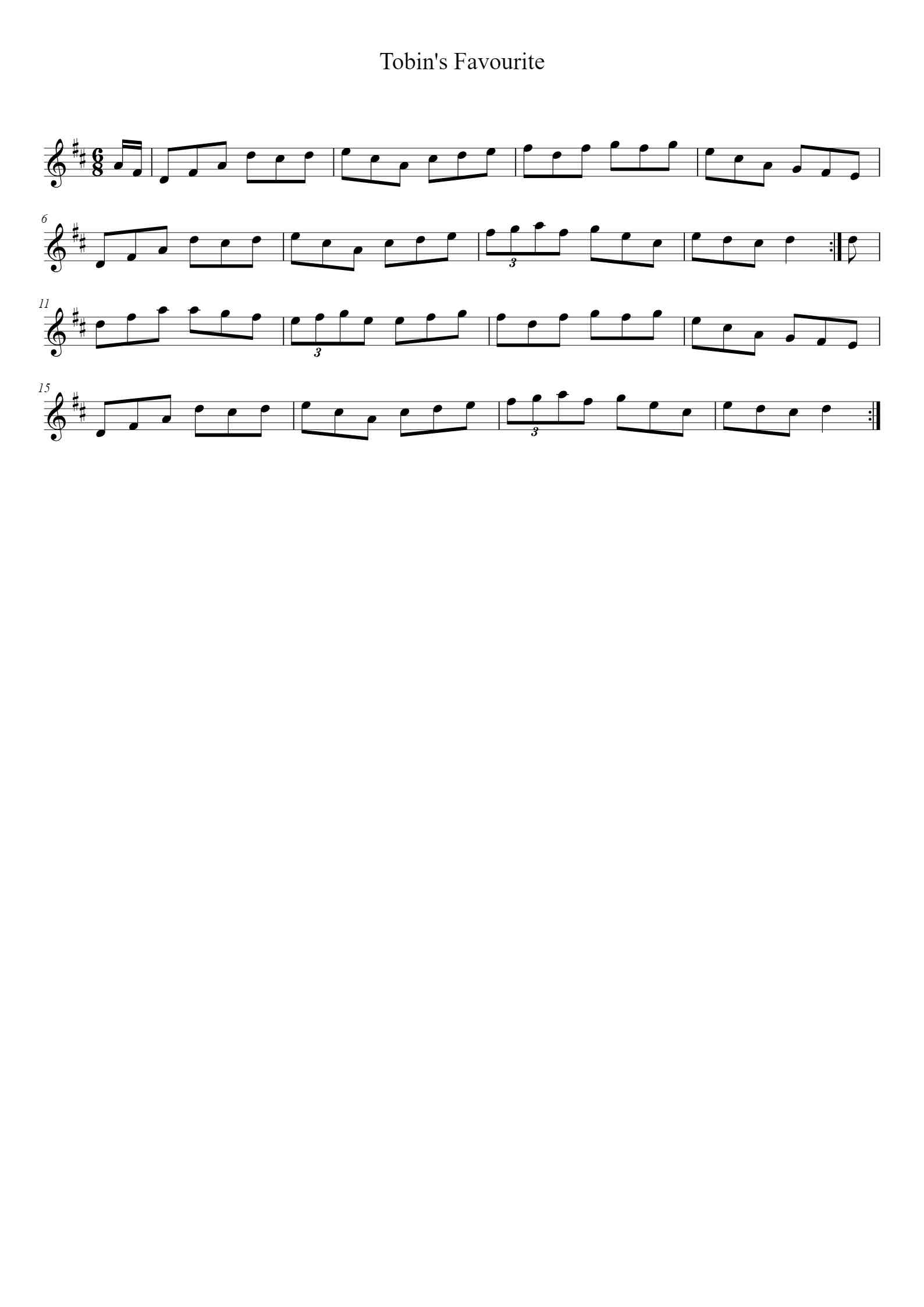 'Tobin's Favourite' - Piano Sheet Music By xxx | TOPiano