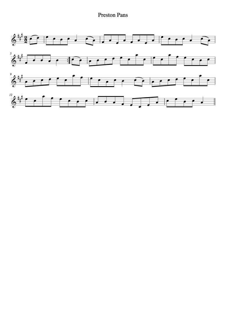 'Preston Pans' - Piano Sheet Music By xxx | TOPiano