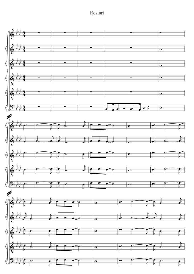 'Restart' - Piano Sheet Music By Sam Smith | TOPiano