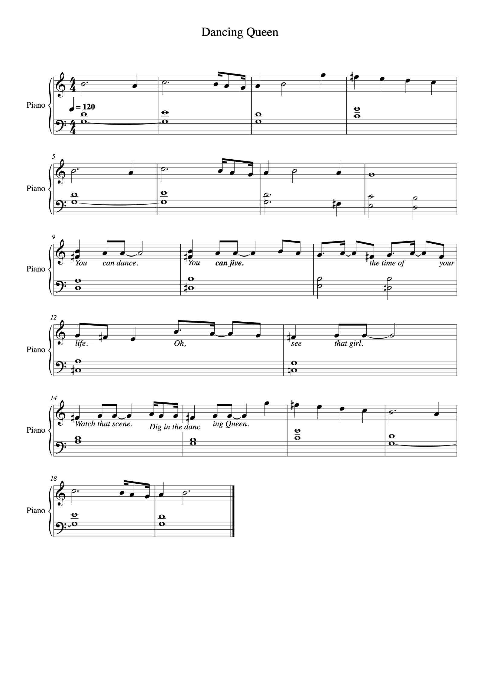 Learning ABBA's "Dancing Queen" Piano Lessons | TOPiano