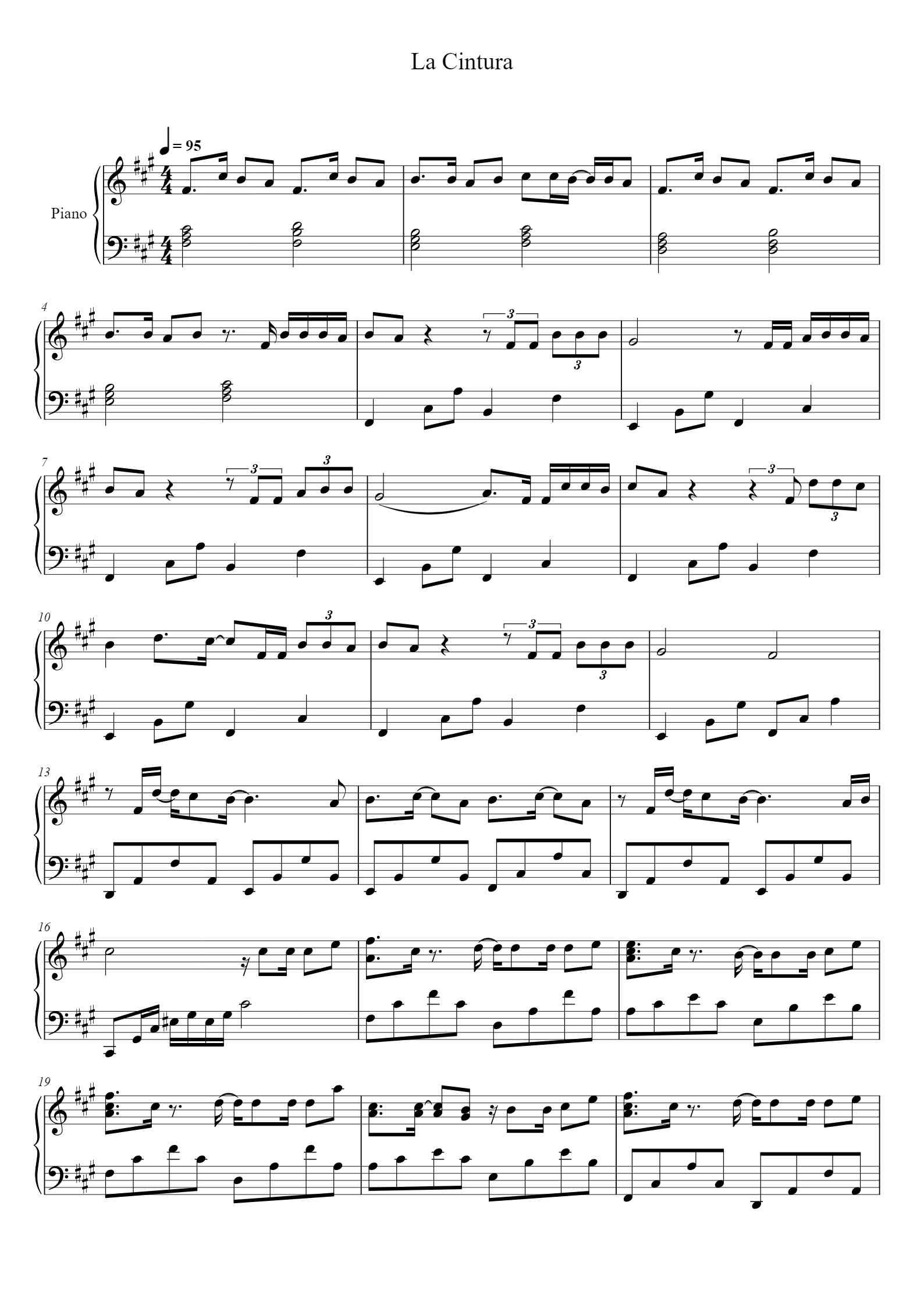 Learning Alvaro Soler's "La Cintura" Piano Lessons | TOPiano