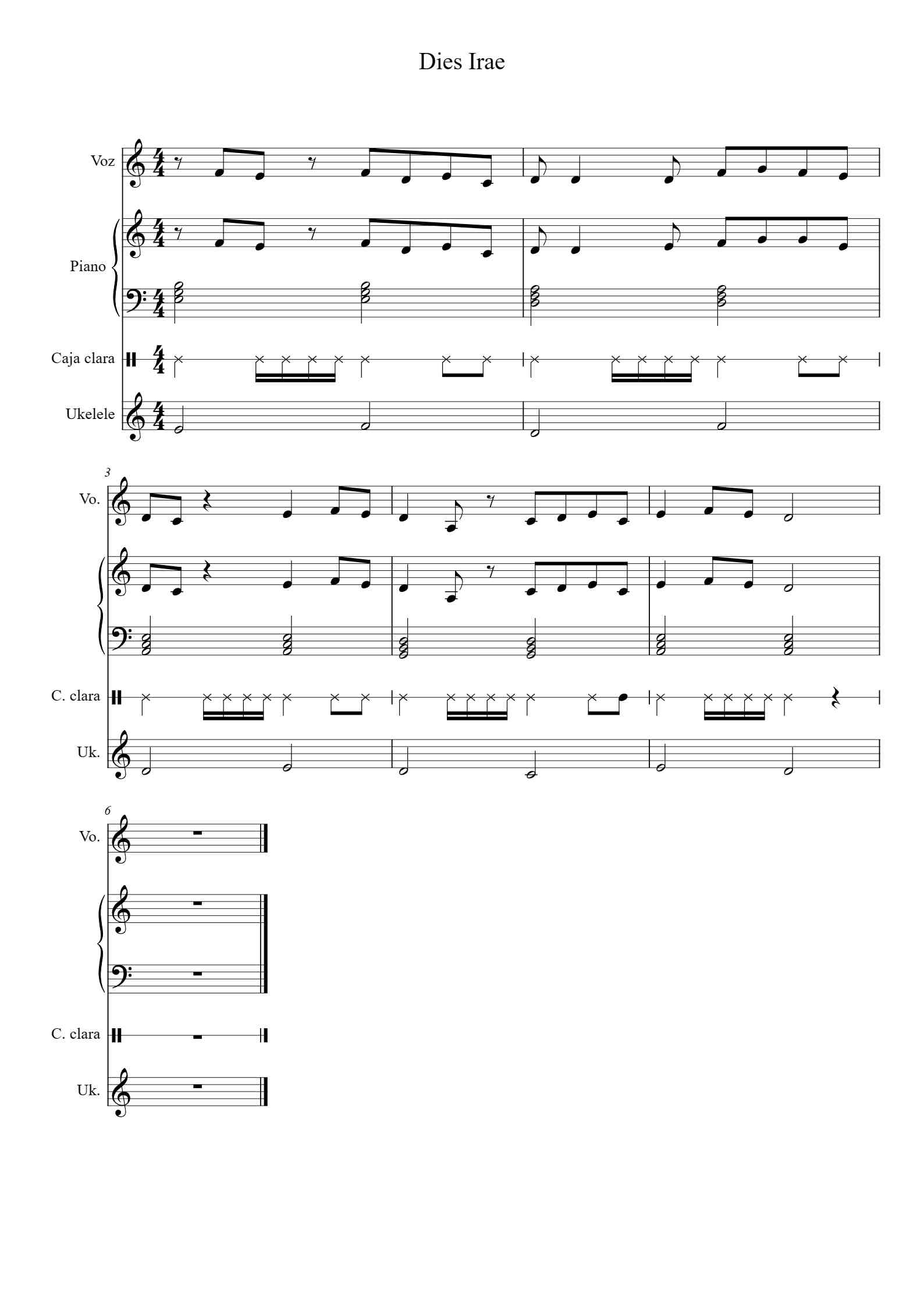 'Dies Irae' - Piano Sheet Music By IRATI ARRIETA | TOPiano