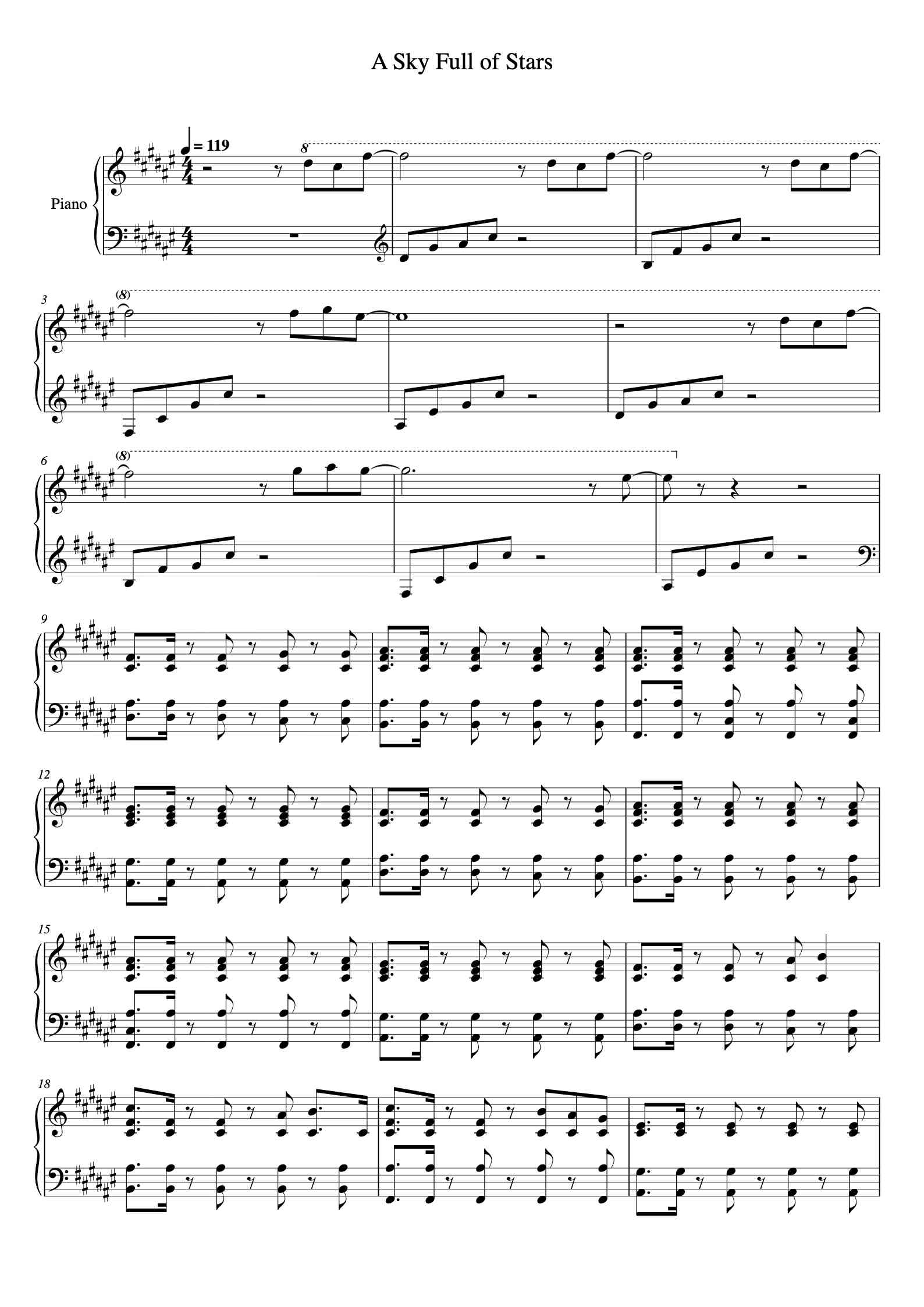 Learning Coldplay's "A Sky Full of Stars" Piano Lessons | TOPiano