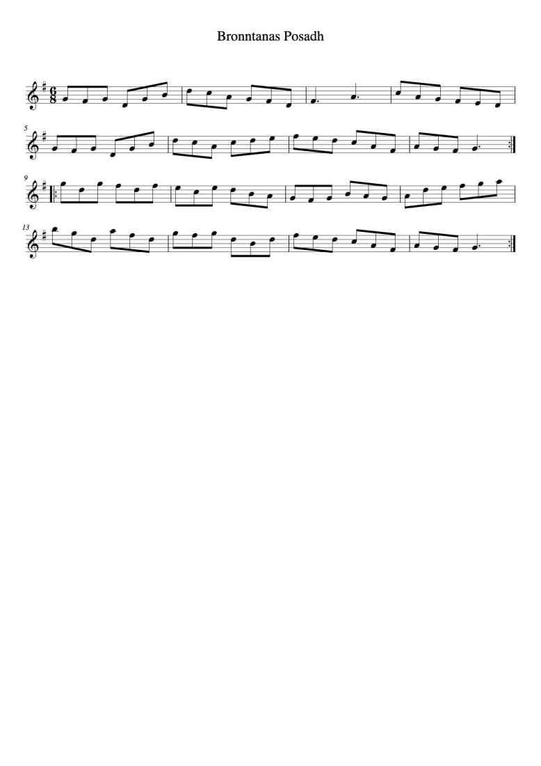 'Bronntanas Posadh' - Piano Sheet Music By xxx | TOPiano