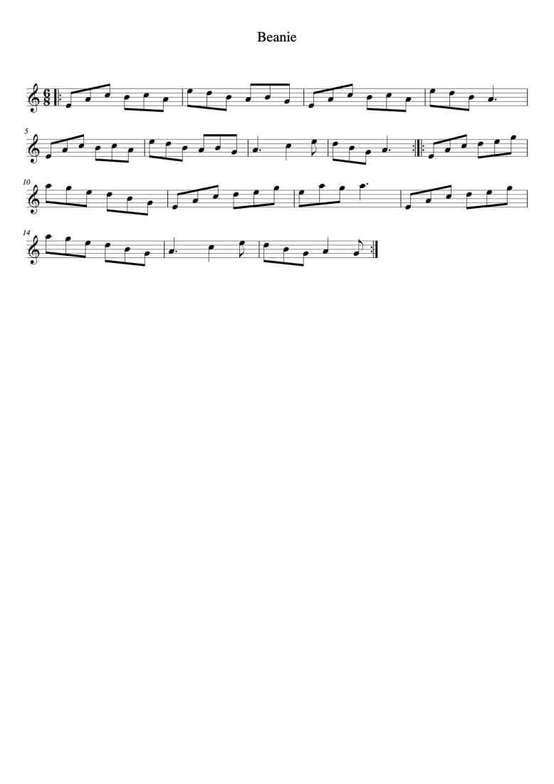 'Beanie' - Piano Sheet Music By xxx | TOPiano