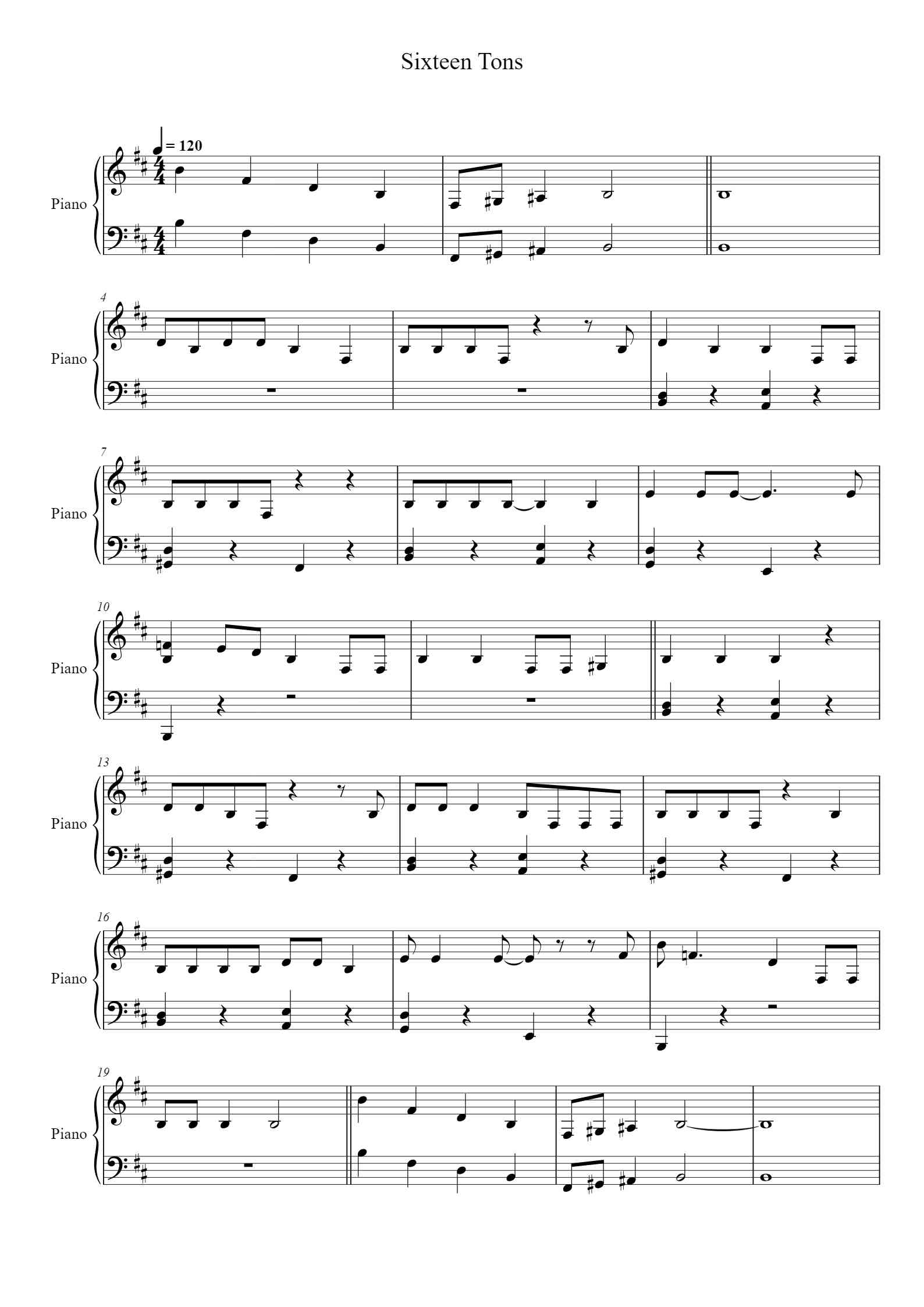 Learning Merle Travis's "Sixteen Tons of Coal" Piano Lessons | TOPiano