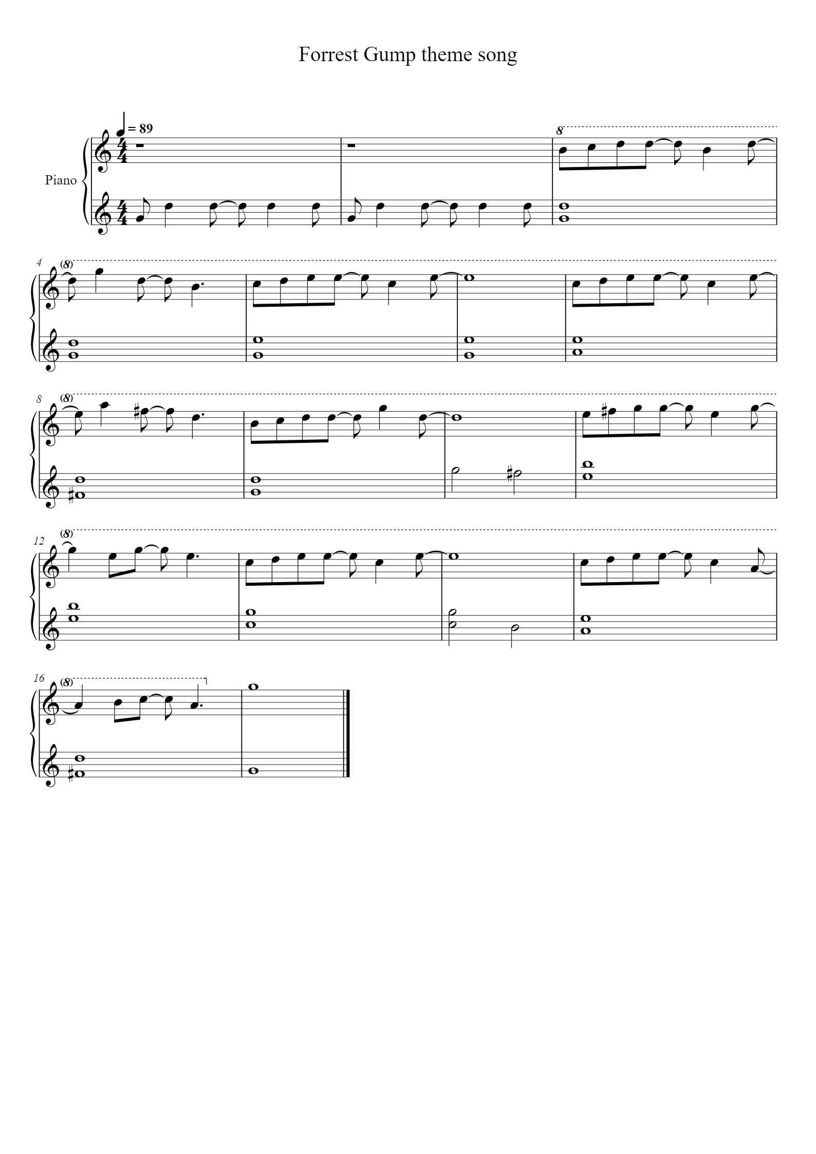 Learning Alan Silvestri's "Forrest Gump theme song" Piano Lessons | TOPiano