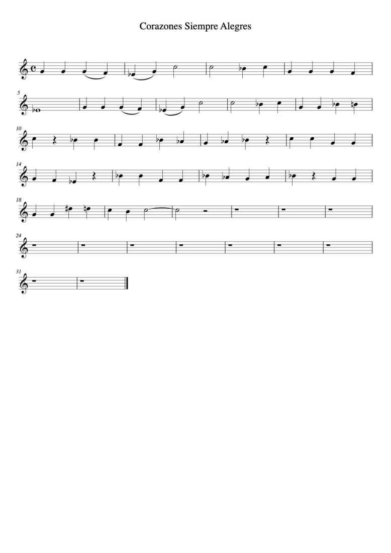 'Corazones Siempre Alegres' - Piano Sheet Music By Samuel Solorzano | TOPiano