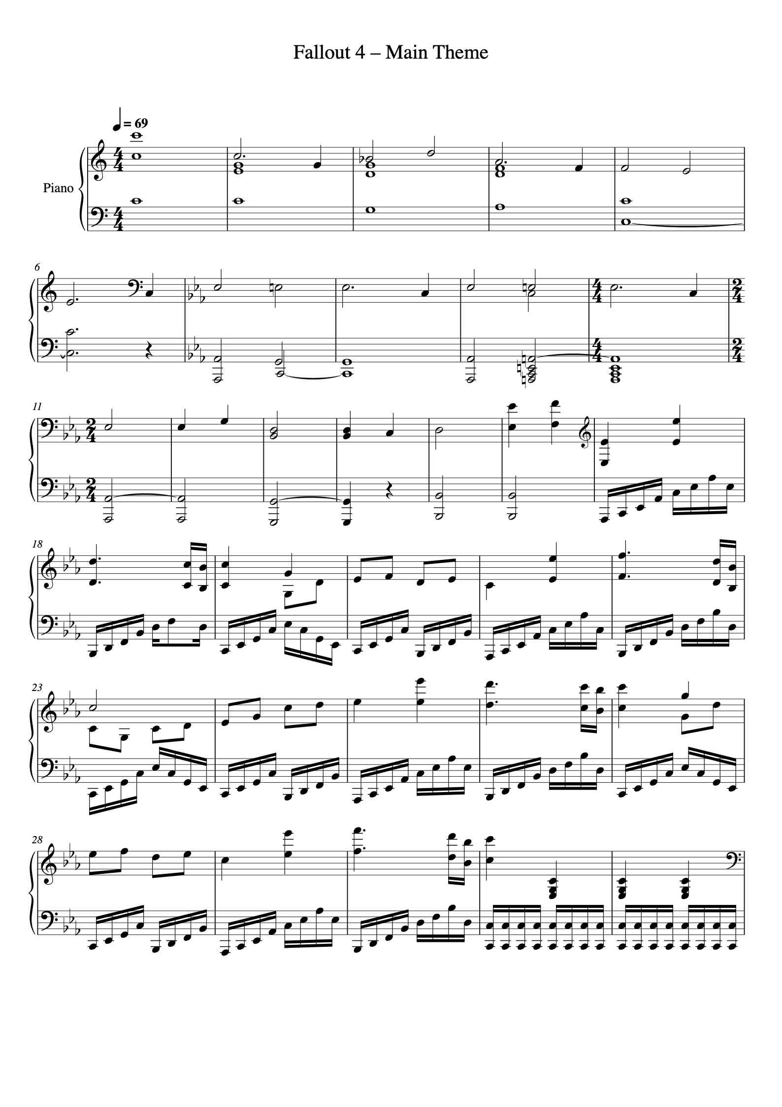 Learning Inon Zur's "Fallout 4 – Main Theme" Piano Lessons | TOPiano