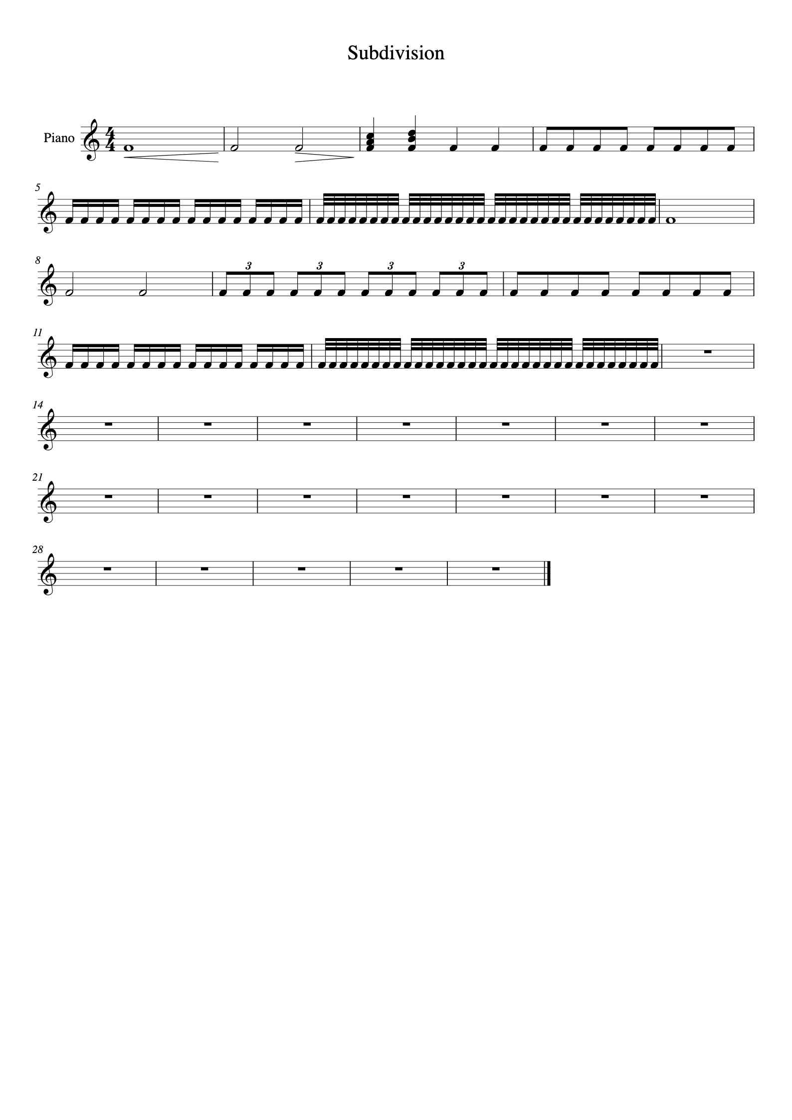 'Subdivision' - Piano Sheet Music By Paul-Leo Harley Keutmann | TOPiano