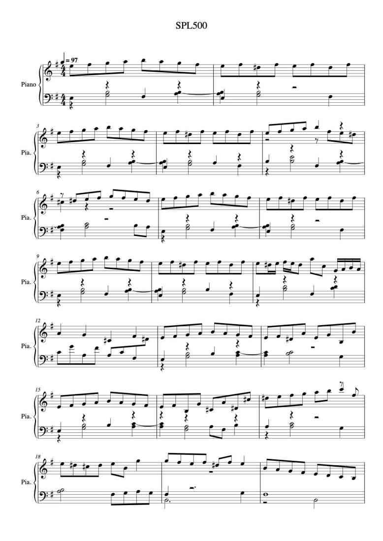 'Sonata for Piano No. 14 in C-Sharp Minor, Op. 27, No. 2 "Moonlight"' - Piano Sheet Music By xxx ...