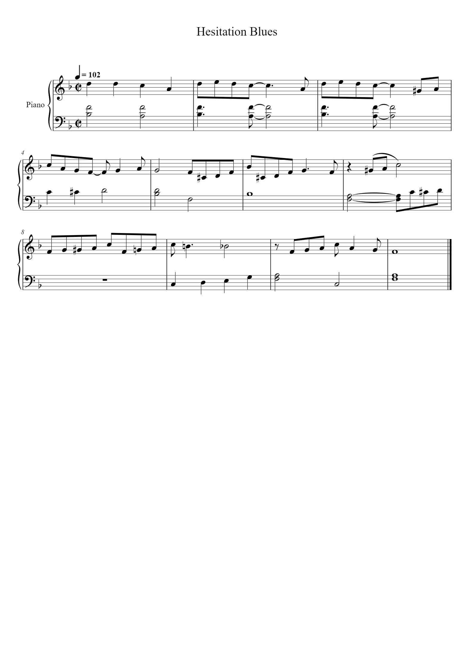 Learning Jelly Roll Morton's "Hesitation Blues" Piano Lessons | TOPiano